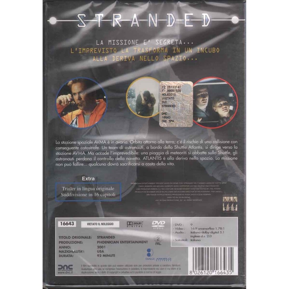 Stranded DVD Hannes Jaenicke/Ice-T/Michael Dudikoff Sealed | eBay