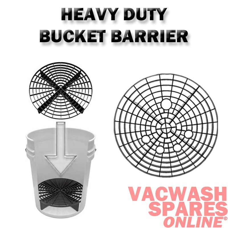 RED WASH BUCKET SET - DETAILING BUCKETS - BUCKET BARRIER GUARD SHIELD ...