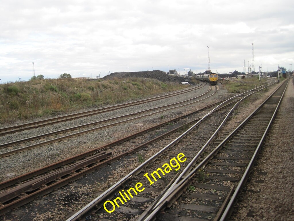 Photo 6x4 Loaded coal train about to leave Immingham Docks Taken from a ...