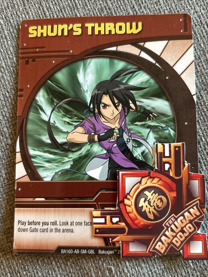 Bakugan Battle Brawlers | Shun’s Throw 🔴 Red Ability Card | 28/48 | eBay