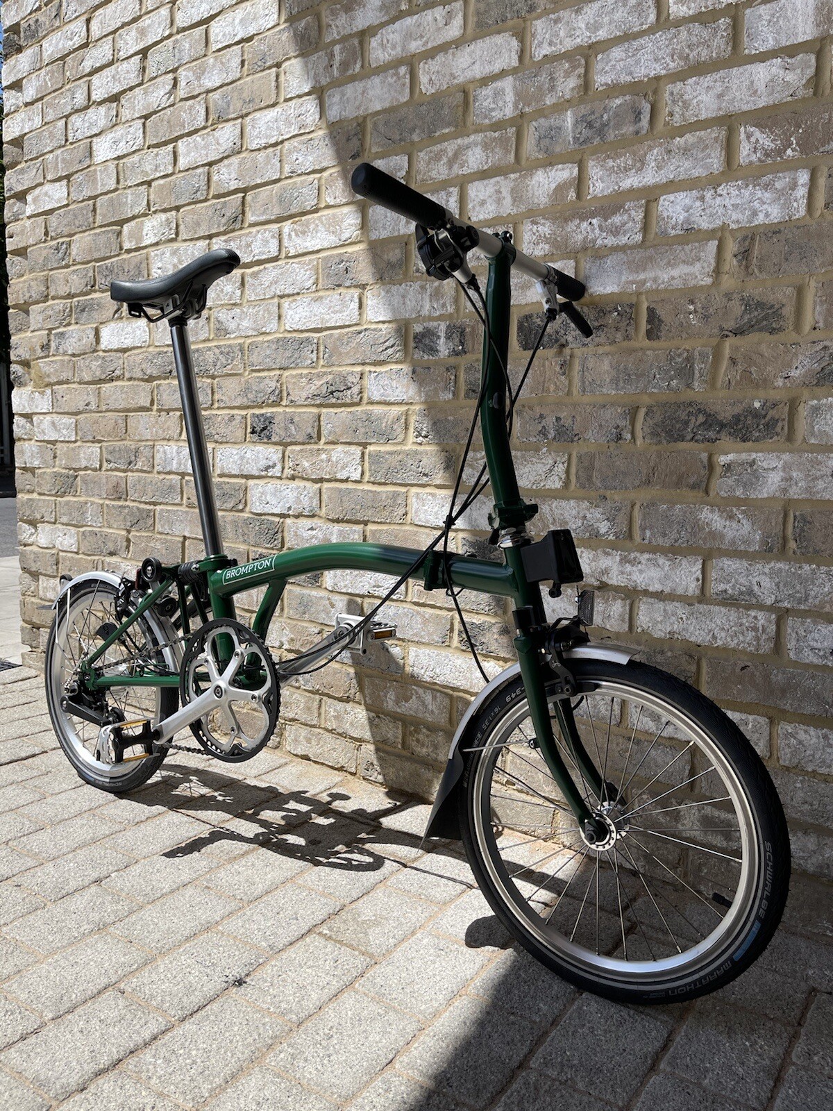Brompton Racing Green S3L (C Line Utility) + £300 in new parts + Free ...