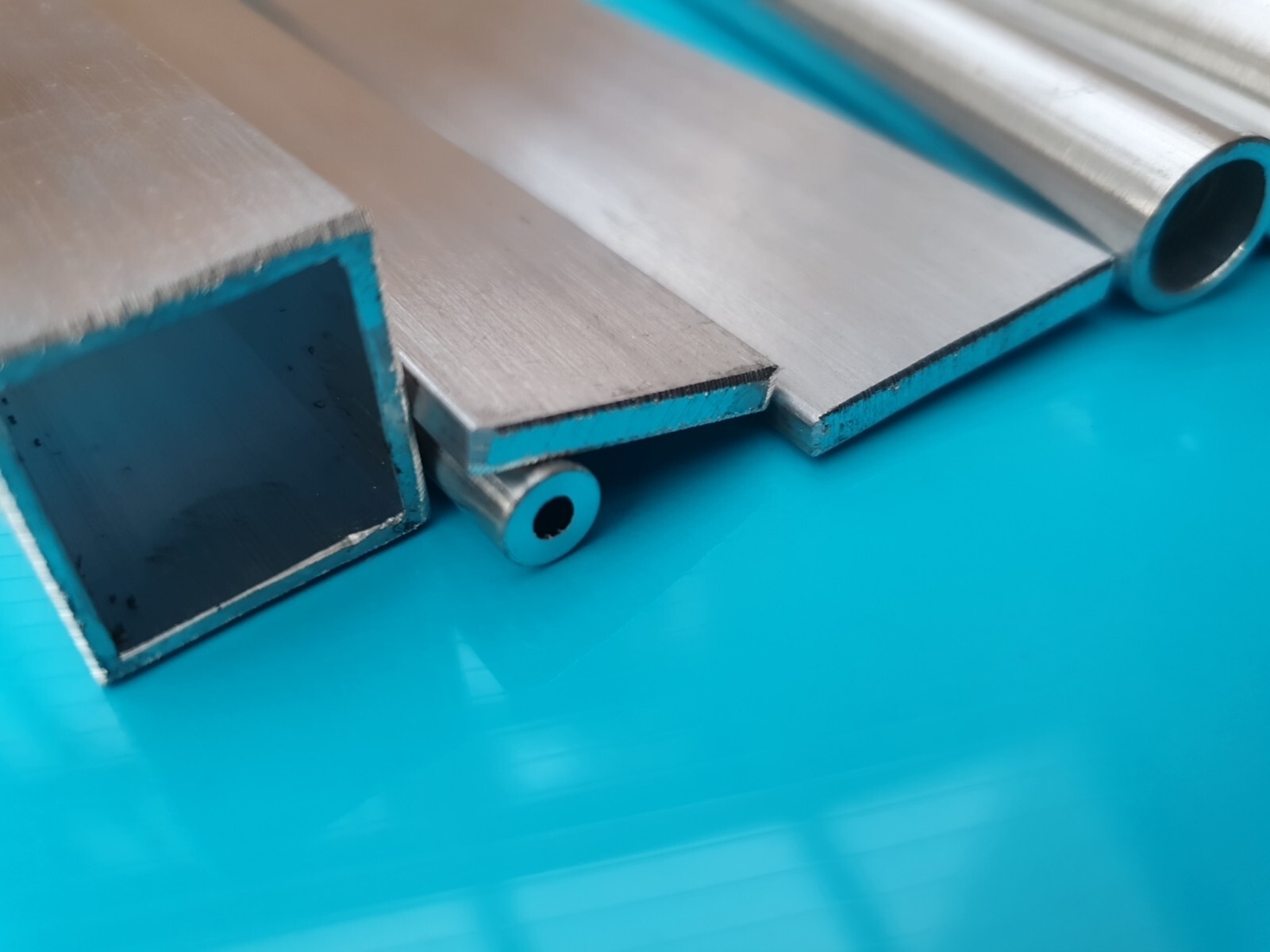 Aluminium Box Section square round tube flat rectangular bar various ...