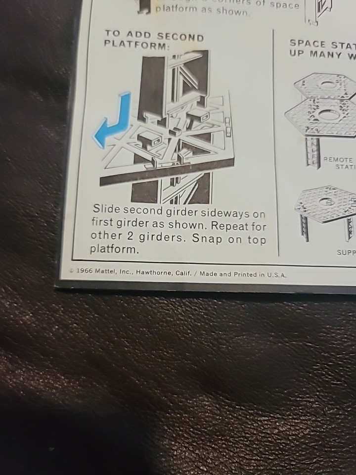 Vintage Original Mattel Man In Space Matt Mason Space Station Assemble ...