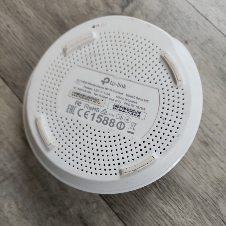 TP-LINK Deco WHOLE HOME WIFI M5 AC1300 MESH Wi-Fi SINGLE UNIT l/ faulty ...