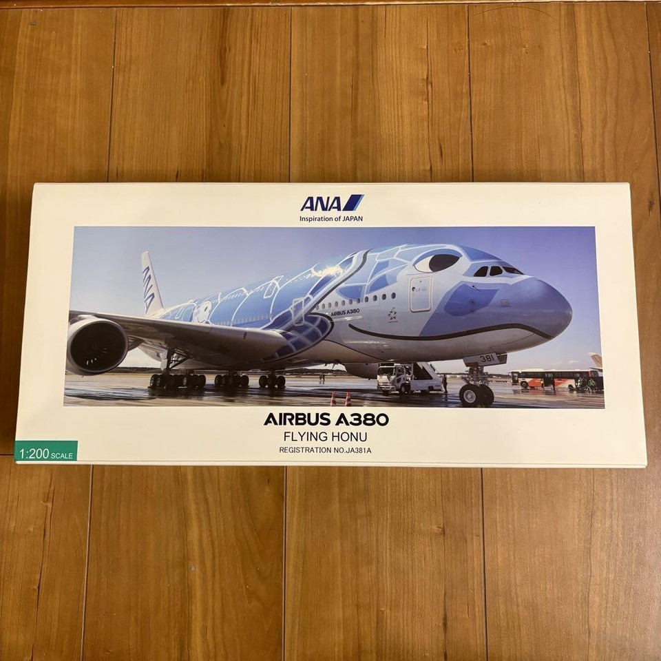 Ana Trading A380 Flying Honu 1/200 Blue Model Airplane Collectible Gift ...