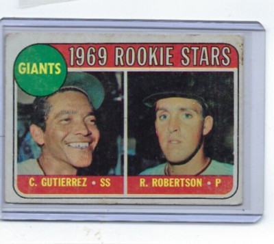 1969 Topps - 1969 Rookie Stars #16 Cesar Gutierrez, Rich Robertson (RC ...