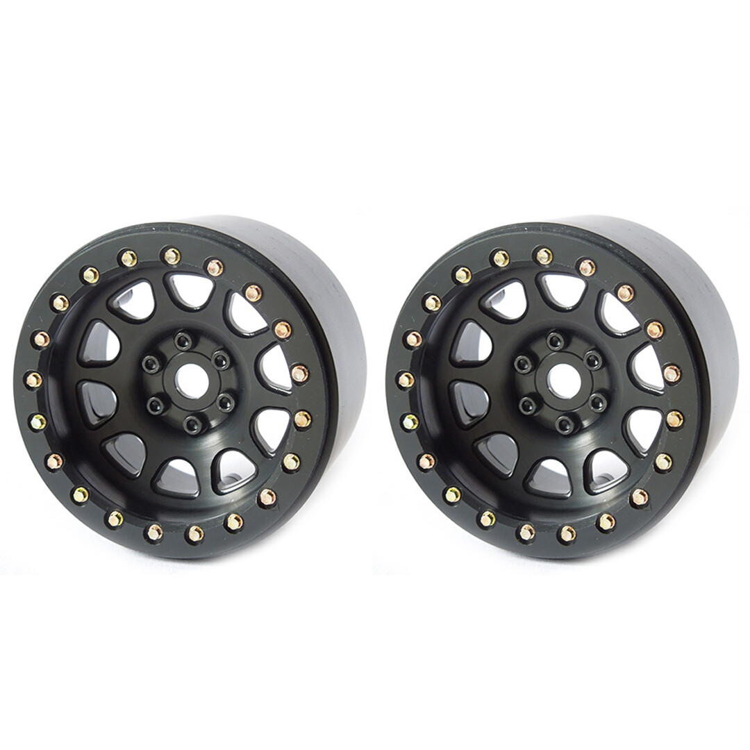 SSD RC SSD00156 2.2" Aluminum D Hole Beadlock Wheels Black (2) | eBay