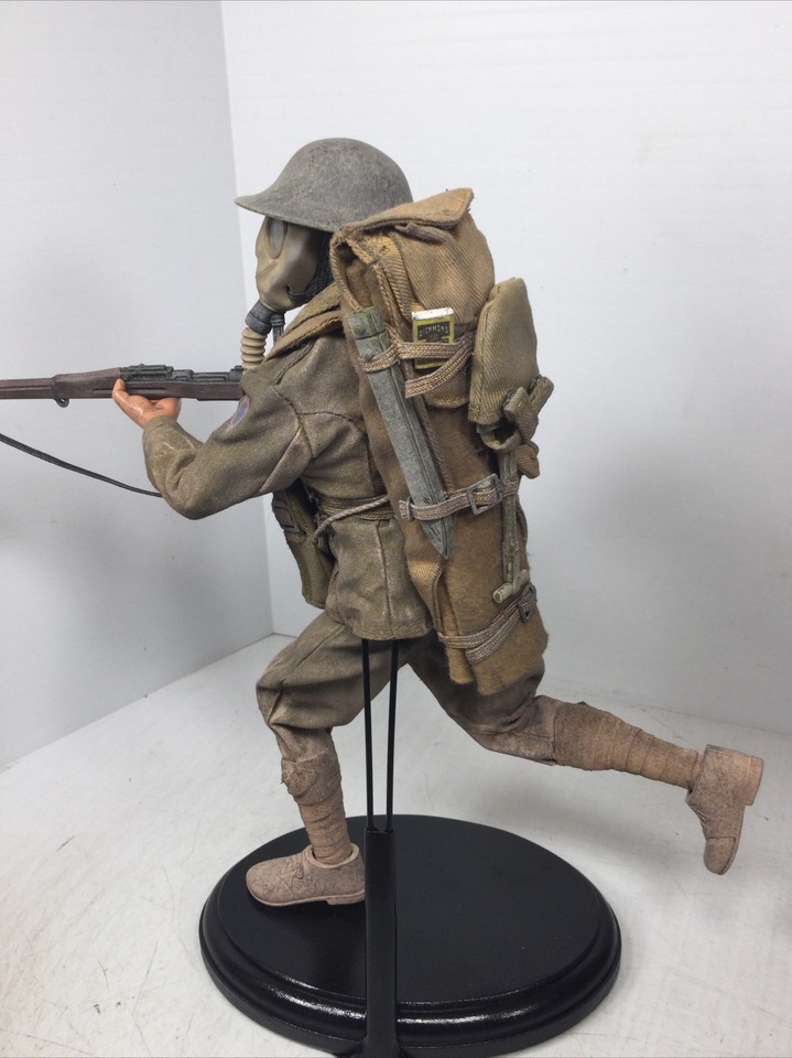 1/6 HASBRO GI JOE US ARMY WW1 A.E.F. DOUGHBOY CHARGING FRANCE 1903 ...