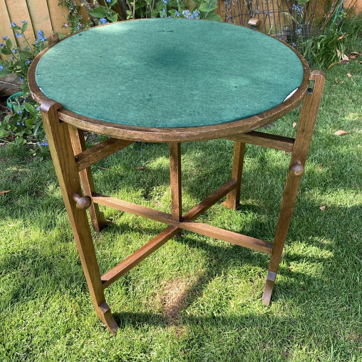 Round Folding Card Table