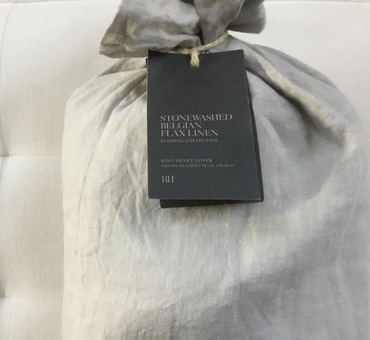 Restoration Hardware Linen Duvet Restoration Hardware STONEWASHED