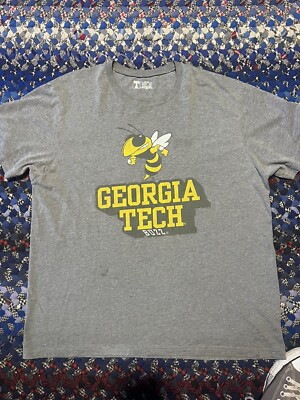 University T, Georgia Tech Buzz Shirt Men's XXL Dark Gray. | eBay