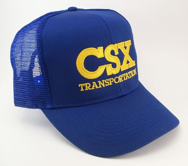 CSX Transportation Railroad Embroidered Mesh Cap Hat #40-3022M CHOICE | eBay