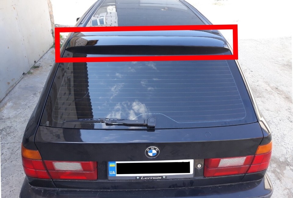BMW E34 Spoiler lip Rear wagon Roof Spoiler Wing bmw 34 Touring e34 ...