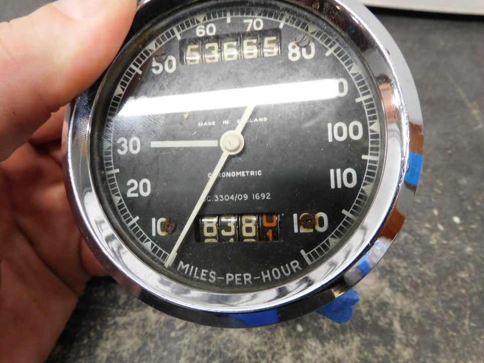 Triumph BSA Norton Pre Unit Smiths Chronometric Speedometer 3304/09 ...