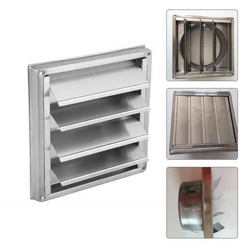 Stylish and Modern Stainless Steel Square Vents for Kitchen Fans and ...