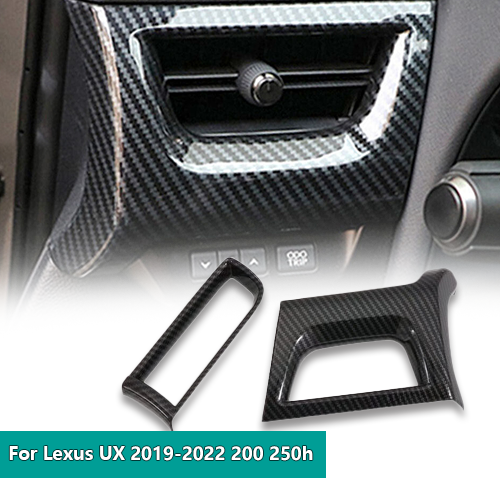 For 2019-2022 Lexus UX 200 250h Carbon Fiber Front Air Vent Frame Cover ...