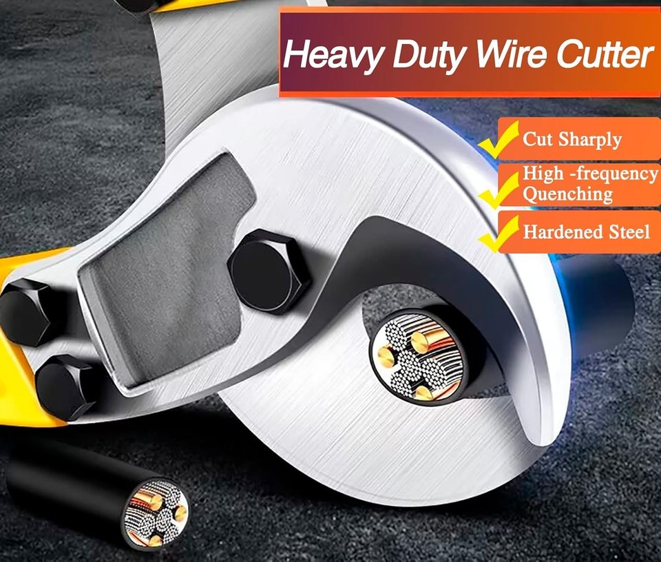 14in Cable Cutter Heavy Duty Wire Rope Cutter, Wire Cable Cutter for ...