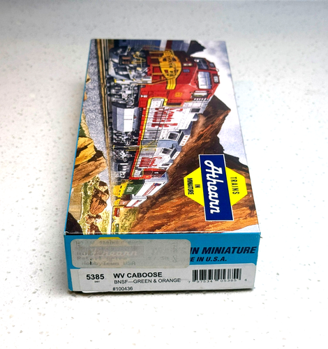 Athearn HO Wide Vision Caboose Kit BNSF 100436 5385 Unbuilt w/ Box ...
