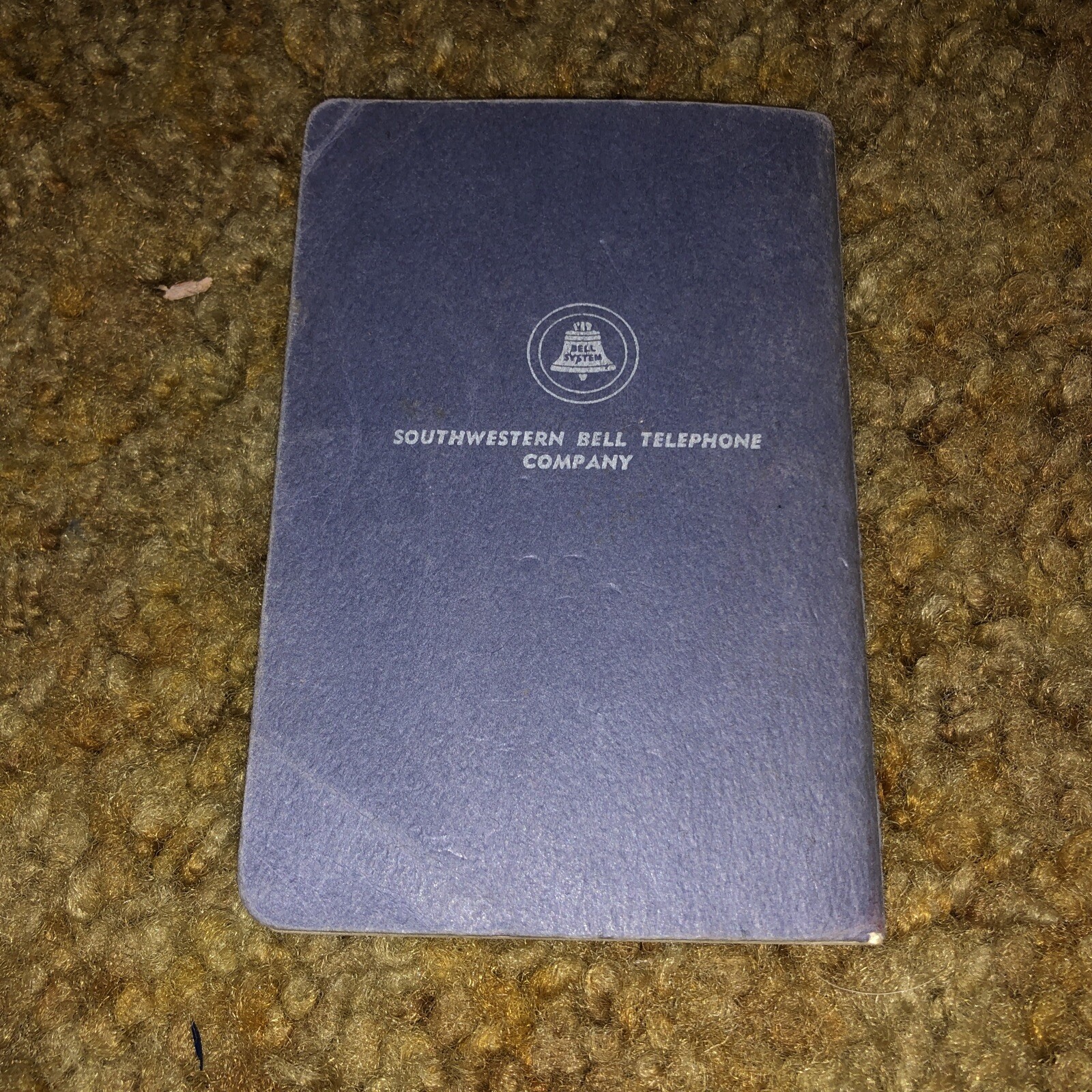 Vintage Blue Book of Telephone Numbers Southwestern Bell Telephone 1960 ...