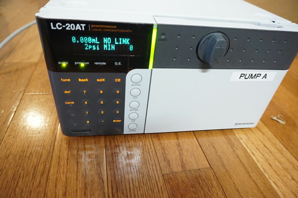 Shimadzu HPLC Prominence UFLC LC-20AT pump liquid delivery 20AT dcr | eBay