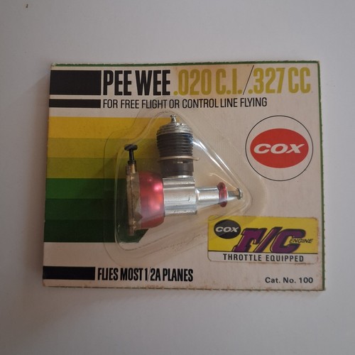 Unopened Vintage Cox Pee Wee .020 RC Model Airplane Engine R/C 1/2 A | eBay