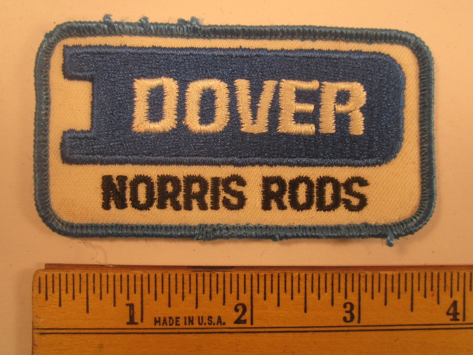 Vintage Hat Cap Patch DOVER Norris Rods [Y113A6c] | eBay