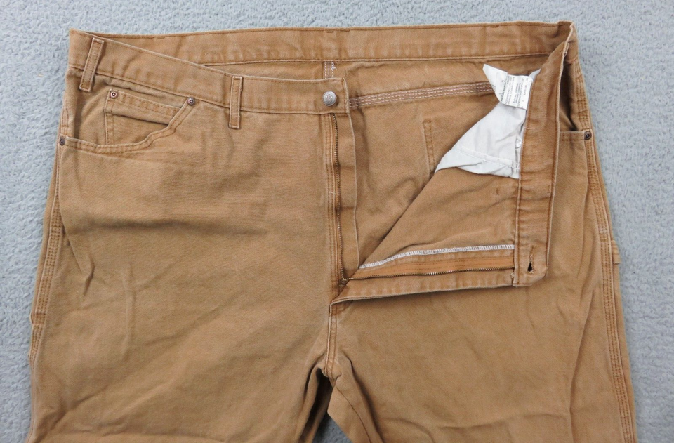 VTG Dickies Carpenter Pants Canvas Work Brown Hammer Loop Y2K Vtg Mens ...