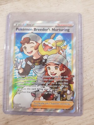 Pokemon Breeder's Nurturing 188/189 Darkness Ablaze Full Art | eBay ...