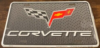 Corvette Booster License Plate Racing Motorsport C3 C4 C5 C6 C7 C8 ...