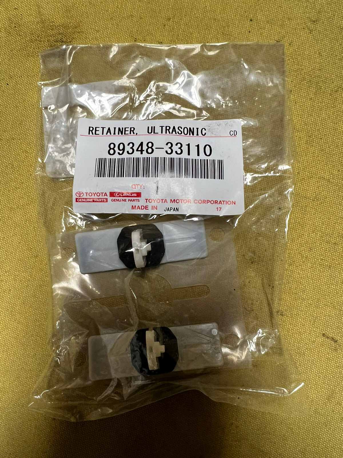 Toyota 89348-33110 Sensor Bumper Ultrasonic Retainer NEW OEM | eBay