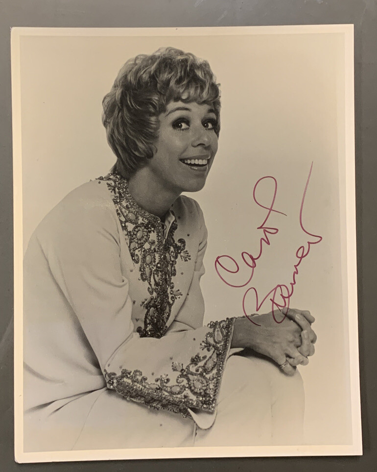 Vintage Carol Burnett Autograph SIGNED 8x10 PHOTO JSA STUNNING COA | eBay