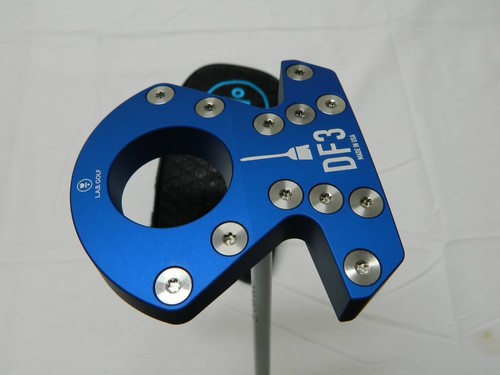 Lab Golf DF3 BLUE Broomstick 45" 79.5* Lie Putter Accra White DF 3 "B ...