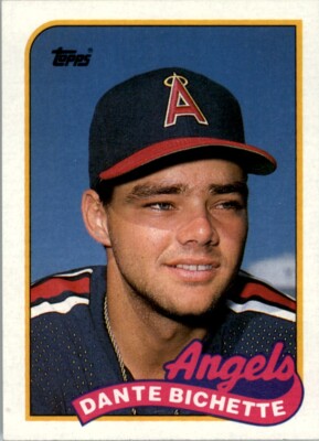 1989 Topps #761 Dante Bichette California Angels RC Rookie | eBay