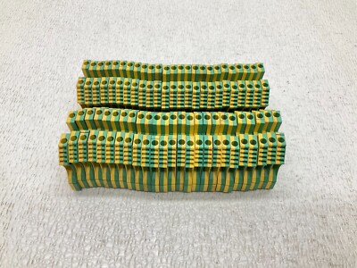 Weidmuller WPE 4 Green Yellow Terminal Block WPE4 Lot of 50 (TSC) | eBay