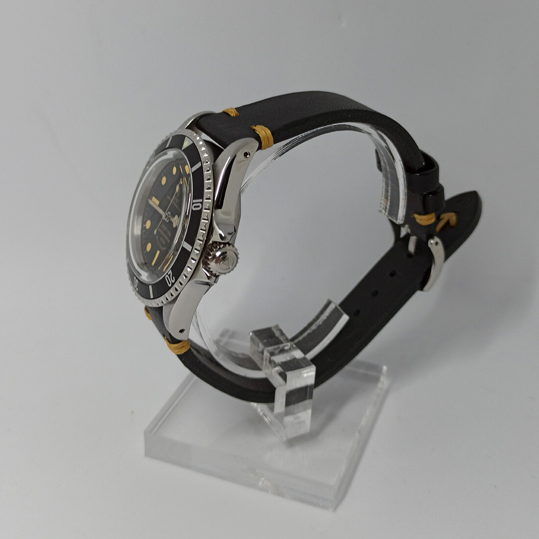 Walter Mitt Royal Marine Steel Automatic Black Vintage Skin Men's Watch ...