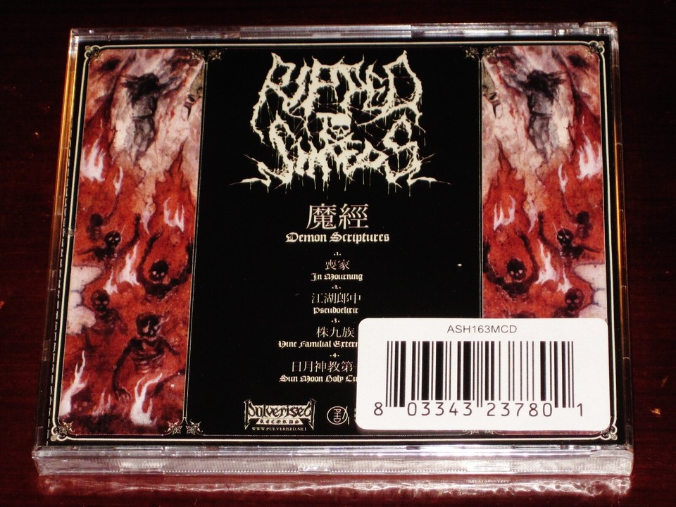 Ripped To Shreds: Demon Scriptures EP CD 2020 Pulverised Records ASH ...