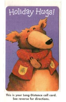 HALLMARK / SPRINT Here's a Hug for the Holidays 1994 Phone & Greeting ...