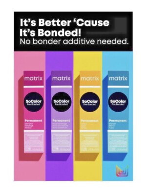 Matrix SoColor Permanent Hair Color "Pre-Bonded" & "Extra Coverage" 3oz ...