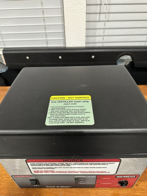 Nemco Fresh-O-Matic Countertop Steamer (6625B) for sale online | eBay