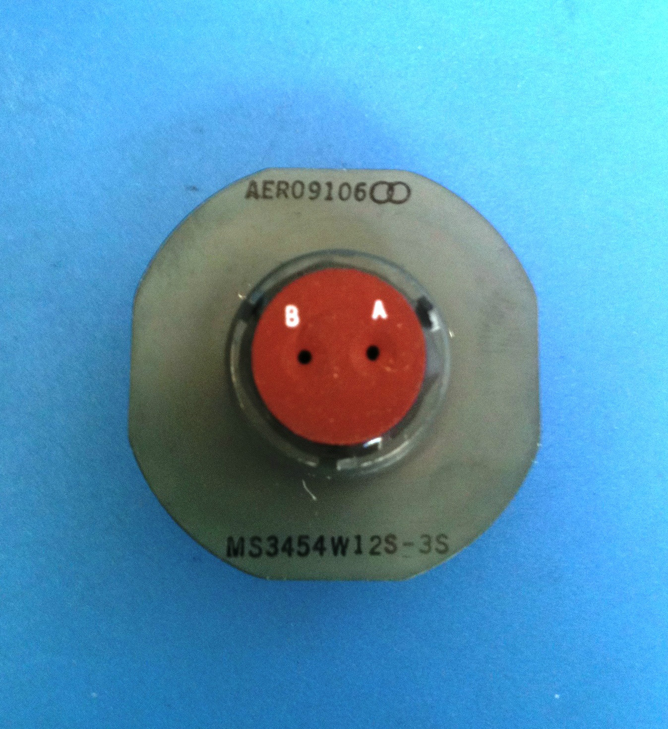 MS3454W12S-3S AERO CONNECTOR RCPT 2 POSITION JAM NUT W/SCKT PINS ...