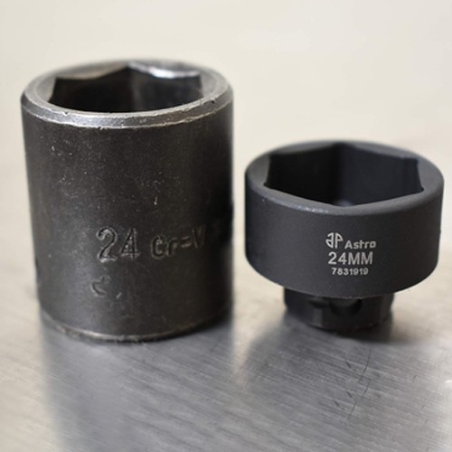 Astro Pneumatic 78319 Nano Impact Socket Set, 3/8" Drive, 6-24mm, 19 ...