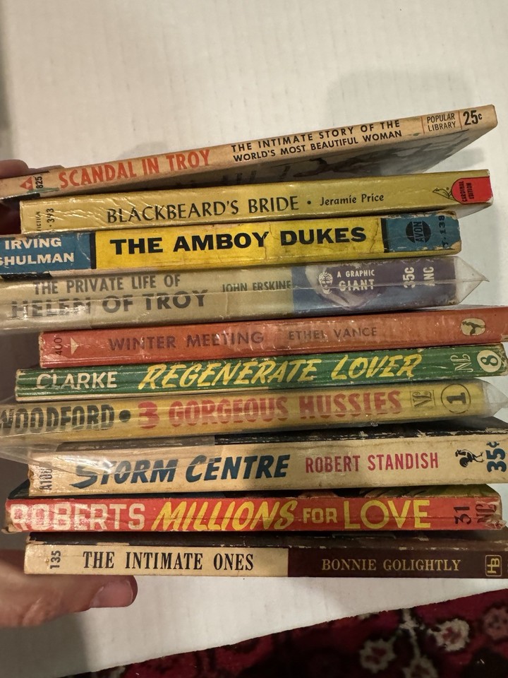Lot of 35 Vintage Pulp Paperbacks - Crime And Camp Abound | eBay