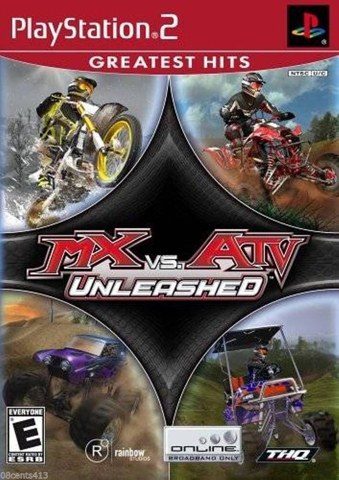 MX vs. ATV Unleashed (Sony PlayStation 2, 2005) *Without Manual ...