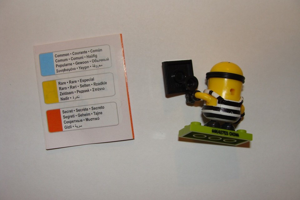 Despicable Me 3 Movie Mega Construx Series 10 PRISONER Minion with Mug ...