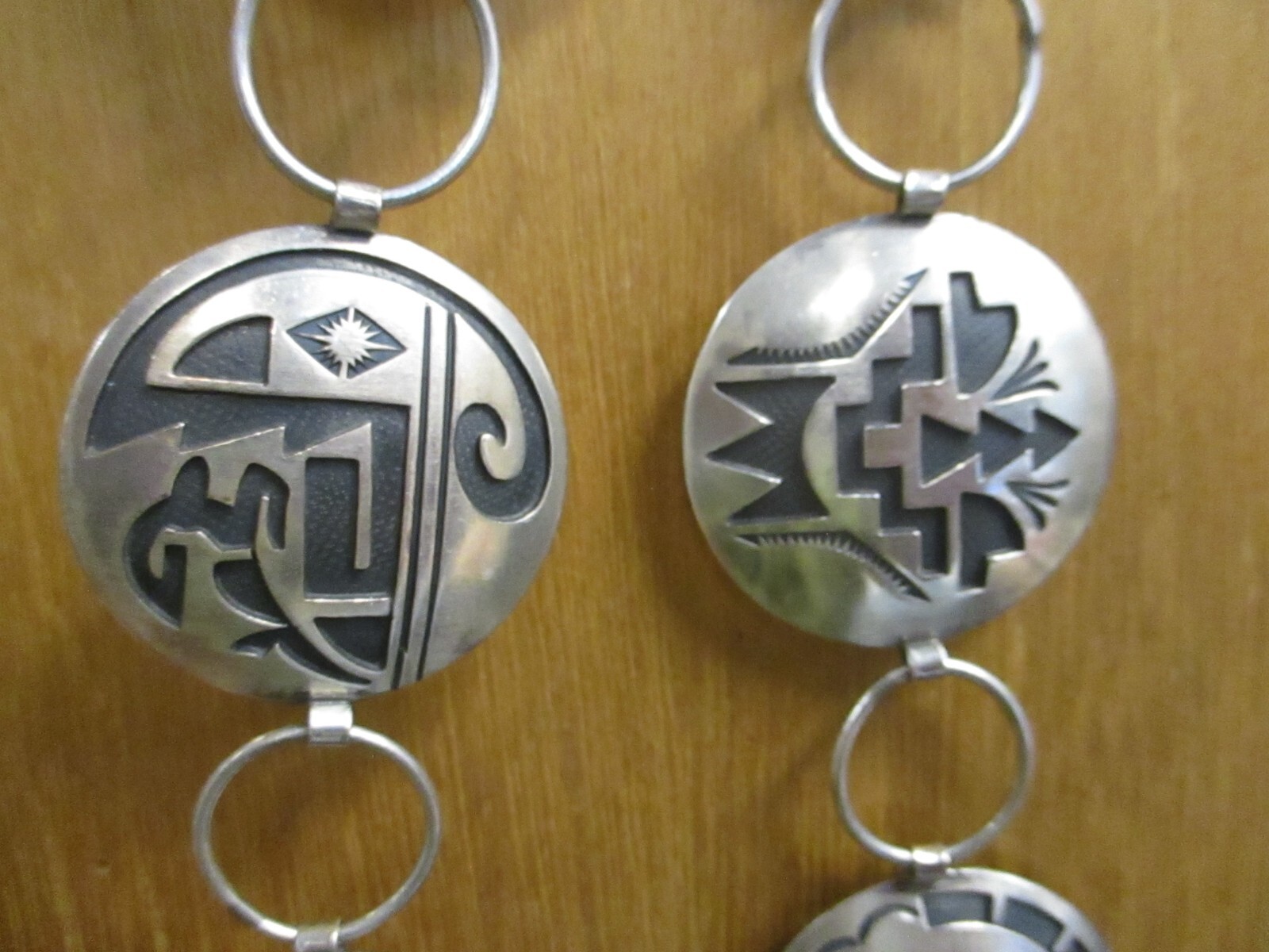 Native American Round Overlay Conchos Sterling Silve… - Gem