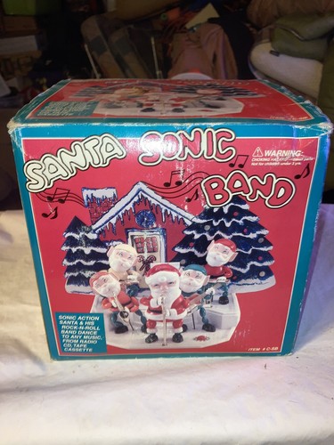 Santa Sonic Band Voice Sound Activated Metro Toys New Open Box ...