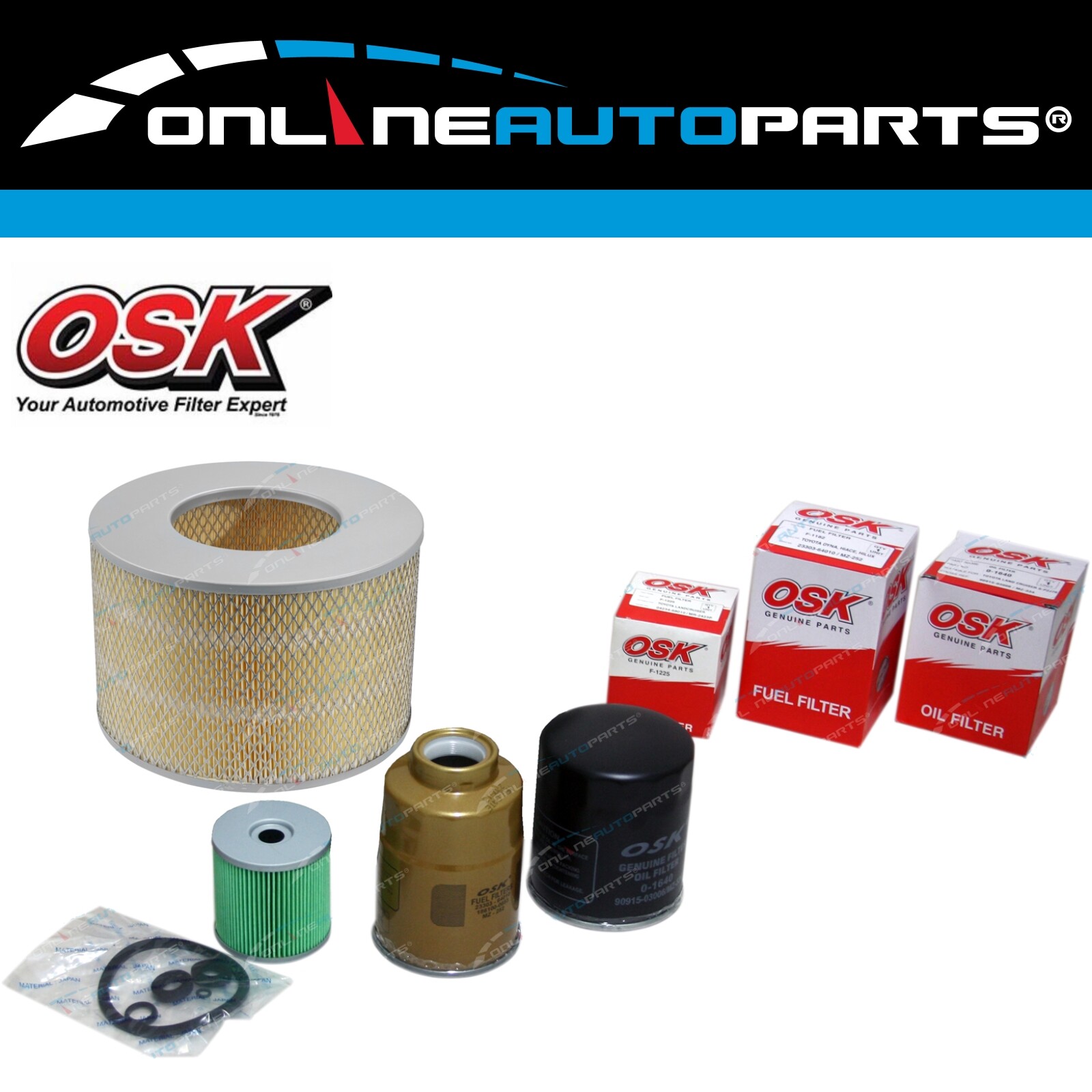 Filter Kit Air Oil Fuel for Toyota Landcruiser 1HZ HZJ75 HZJ80 75 80 ...