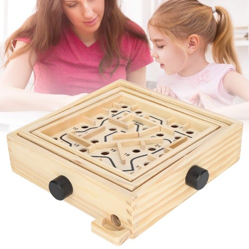 With Steel Ball Labyrinth Puzzle Toy Memory Brain Puzzle Games for ...