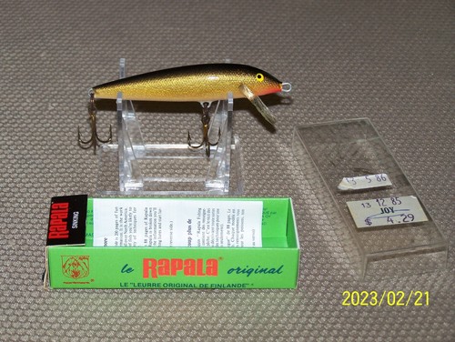 VINTAGE RAPALA CD-9 G COUNTDOWN MINNOW GOLD ~ BALSA ~ FINLAND ~ NEVER FISHED ! | eBay