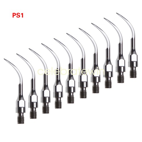 10pc Dental Ultrasonic Piezon Scaler Perio Tips PS1 fit SIRONA Scaler ...